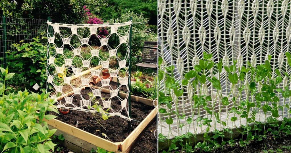 9 DIY Crochet Trellis Ideas For Garden - Garden Styles - Creating ...